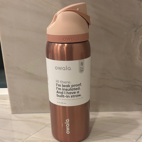 owala | Dining | Nwt Owala Rose Gold Limited Edition Stainless Steel 32 ...